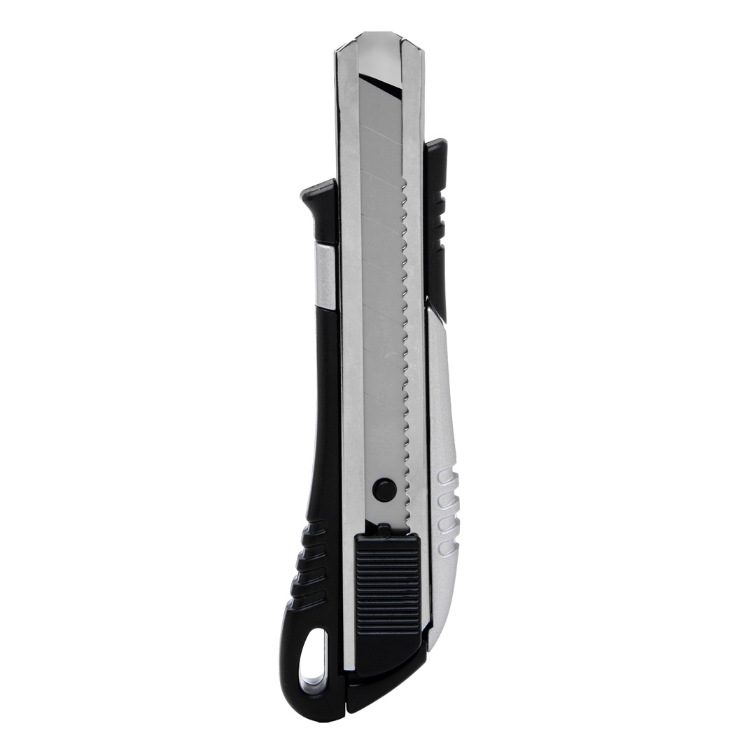 CUTTER RETRÁCTIL ALUMINIO 18MM REFORZADO – Bluetools SRL